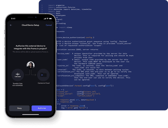 Frame.io - Developer Site